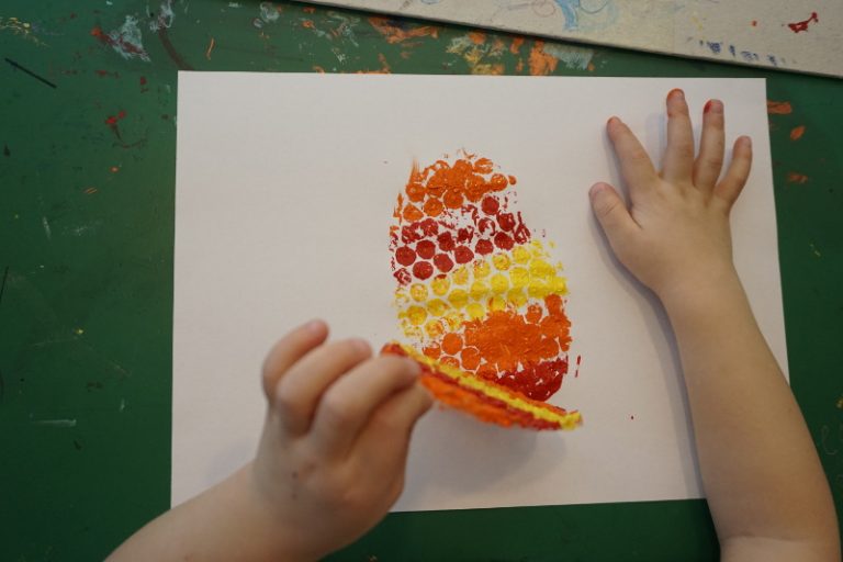 Painting Technique: Bubble Wrap Printing - Bucklethorn ...